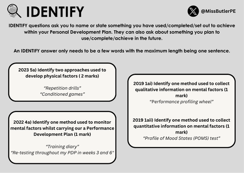 Higher PE Command Word Cards | Teaching Resources