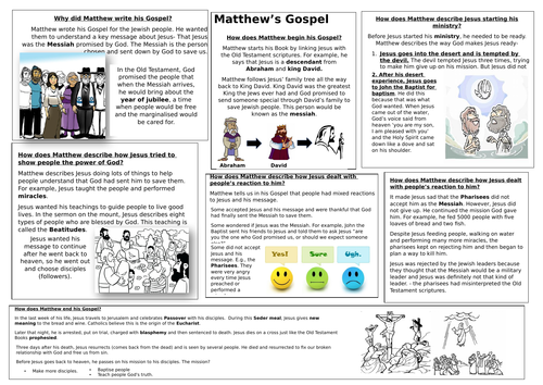 Matthew's Gospel | Teaching Resources