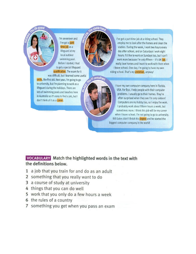 Jobs for teenagers (PART-TIME JOBS) - I can talk about jobs for young ...