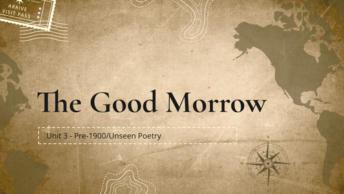 John Donne The Good Morrow - Detailed analysis and notes | Teaching ...