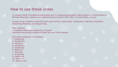 KS1/Year 2 EDITABLE Whole Class Guided Reading Unit Planning and ...