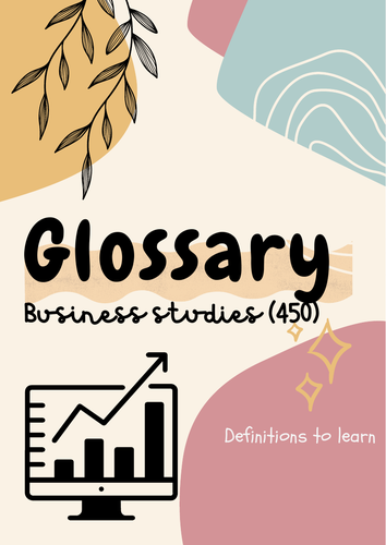 Business glossary | Teaching Resources