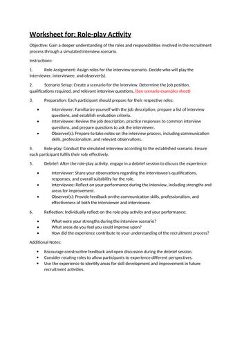 Level 3 BTEC Business - Unit 8: Recruitment and Selection Process (All ...
