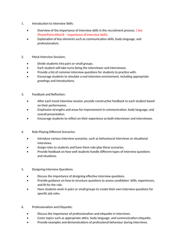 Level 3 BTEC Business - Unit 8: Recruitment and Selection Process (All ...