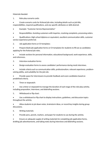 Level 3 BTEC Business - Unit 8: Recruitment and Selection Process (All ...