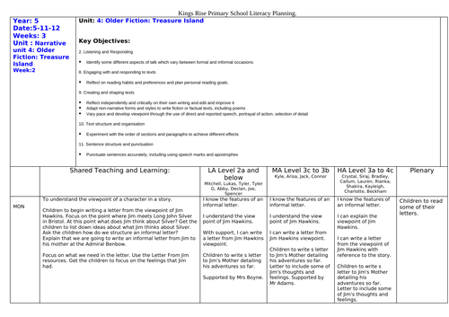 Year 5 English Maths Planning kr | Teaching Resources