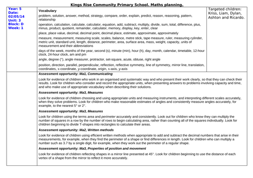 Year 5 English Maths Planning kr | Teaching Resources
