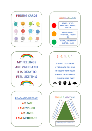 Mindfulness Pocket Cards | Teaching Resources Mindfulness Pocket Cards | Teaching Resources
