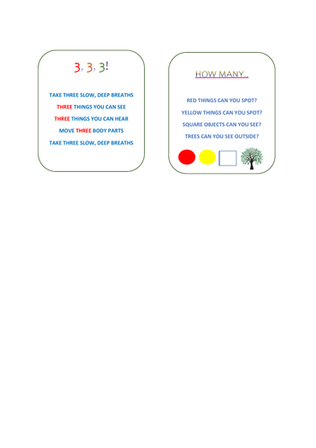 Mindfulness Pocket Cards | Teaching Resources Mindfulness Pocket Cards | Teaching Resources