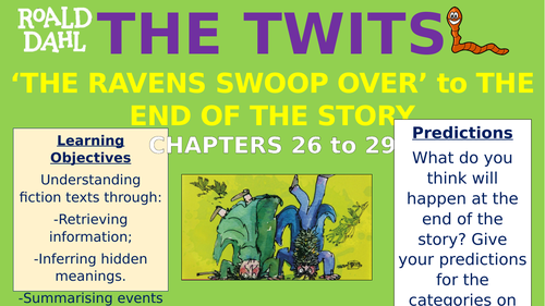 The Twits - Chapters 26-29 - 'The Ravens Swoop Over' to the End of the ...