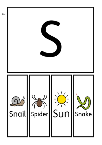 SEND adaption Letter S | Teaching Resources
