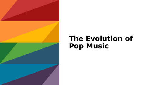 Evolution of Pop Music SOW | Teaching Resources
