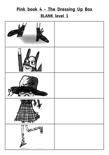 RWI Set 3 (Pink) Book 4 - The dressing up box resources | Teaching ...