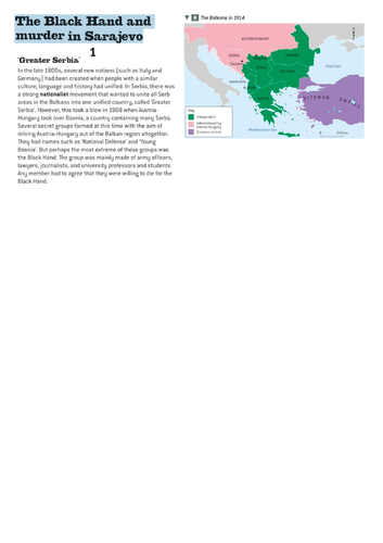 Conflict and Tension: The First World War [1/3 Causes] | Teaching Resources