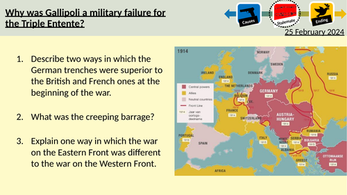 Conflict and Tension: The First World War [2/3 Stalemate] | Teaching ...