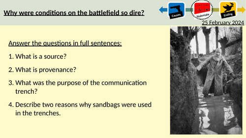 Conflict and Tension: The First World War [2/3 Stalemate] | Teaching ...