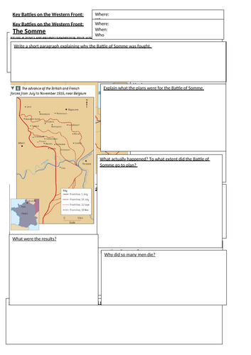 Conflict and Tension: The First World War [2/3 Stalemate] | Teaching ...