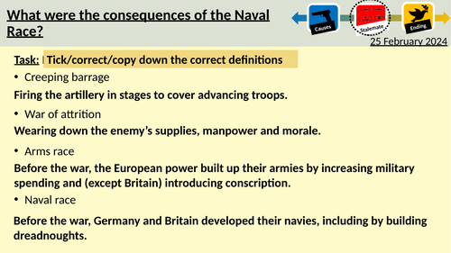 Conflict and Tension: The First World War [2/3 Stalemate] | Teaching ...