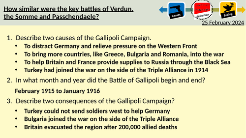 Conflict and Tension: The First World War [2/3 Stalemate] | Teaching ...