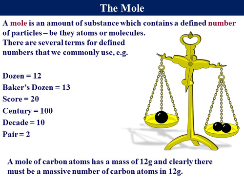 Chem_3.4_3.7 Mole & Gas Volumes | Teaching Resources