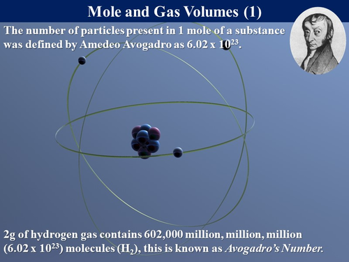 Chem_3.4_3.7 Mole & Gas Volumes | Teaching Resources