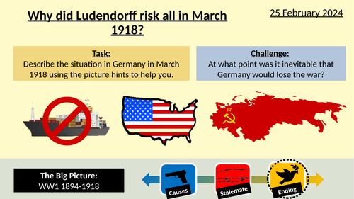 Conflict and Tension: The First World War [3/3 End] | Teaching Resources