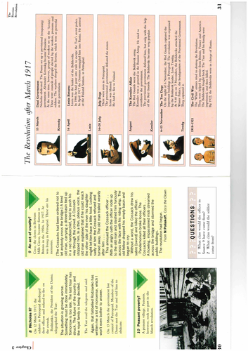 Lessons on Revolutions & Russia case study | Teaching Resources