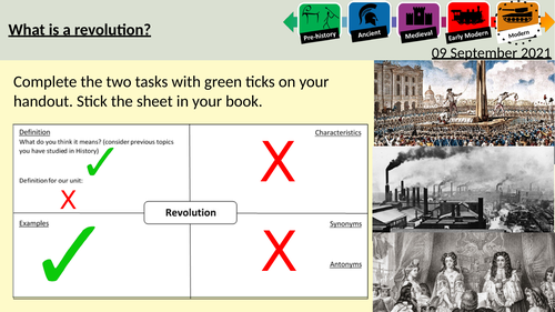 Lessons on Revolutions & Russia case study | Teaching Resources