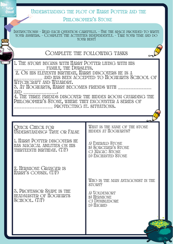 Harry Potter and the Philosopher's Stone Bundle | Teaching Resources