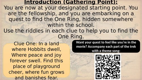 Fun English: Middle Earth Treasure Hunt | Teaching Resources