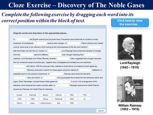 Chem_1.11 The Noble Gases | Teaching Resources