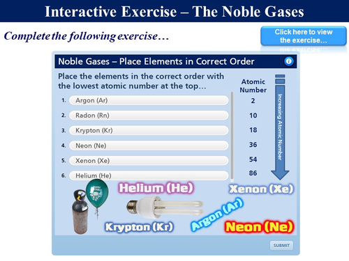 Chem_1.11 The Noble Gases | Teaching Resources