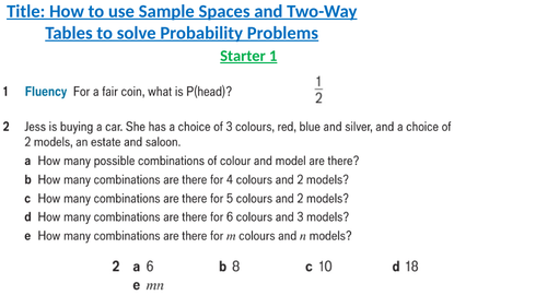 GCSE Higher (Unit 10): Probability | Teaching Resources