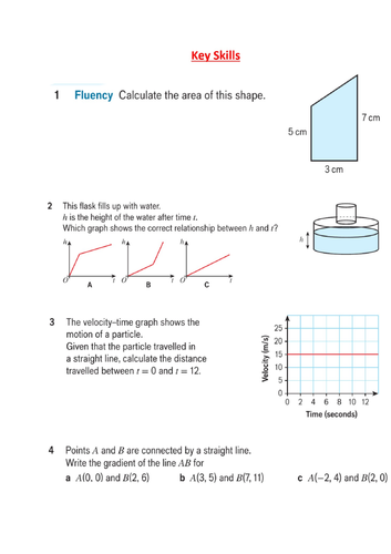 GCSE Higher (Unit 19): Proportion and Graphs | Teaching Resources