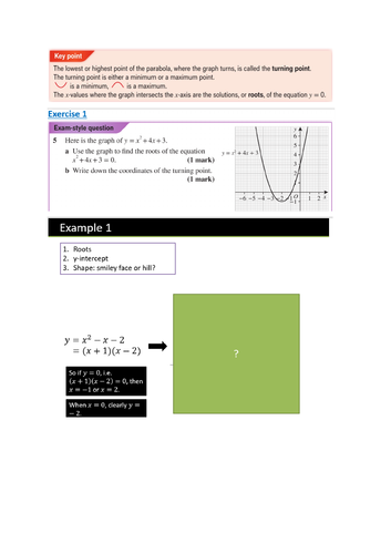 GCSE Higher (Unit 15): Equations and Graphs | Teaching Resources