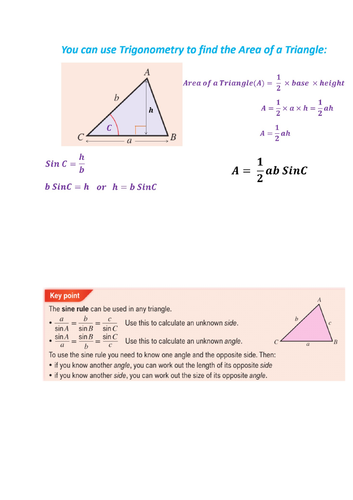 GCSE Higher (Unit 13): More Trigonometry | Teaching Resources