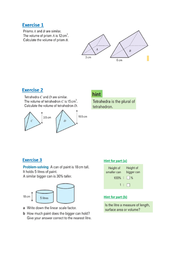 GCSE Higher (Unit 12): Similarity and Congruence | Teaching Resources