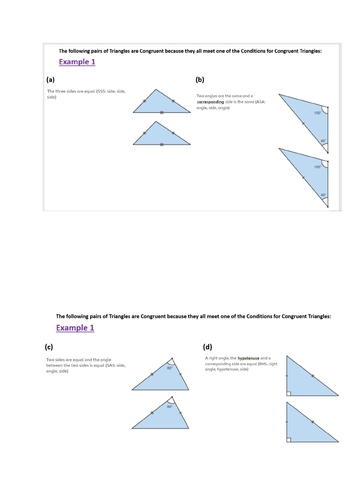 GCSE Higher (Unit 12): Similarity and Congruence | Teaching Resources