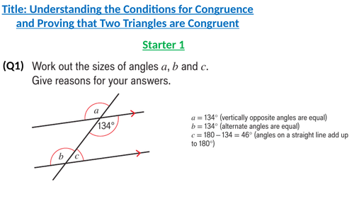 GCSE Higher (Unit 12): Similarity and Congruence | Teaching Resources