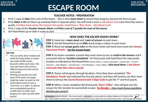 Human Rights Escape Room | Teaching Resources