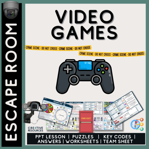 Video Games - End of Term Escape Room | Teaching Resources