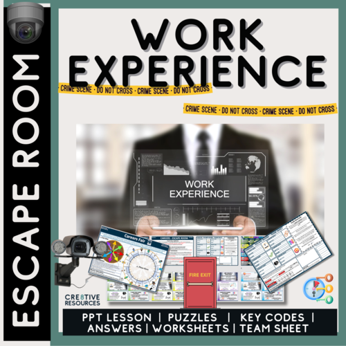 Work Experience - Careers Escape Room | Teaching Resources