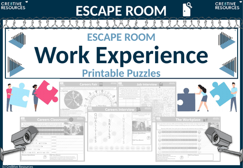Work Experience - Careers Escape Room | Teaching Resources