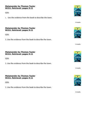 Malamander by Thomas Taylor: Year 5/6 Full Book Study/Revision Unit ...