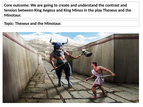 Theseus and the Minotaur scheme of work. | Teaching Resources