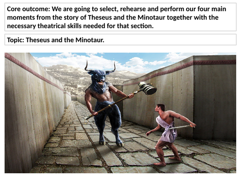 Theseus and the Minotaur scheme of work. | Teaching Resources