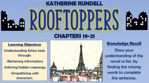 Rooftoppers - Katherine Rundell - Chapters 19-21! | Teaching Resources