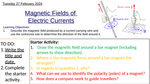 AQA GCSE Physics Magnetism & Electromagnetism Bundle: 5-Lesson Unit ...