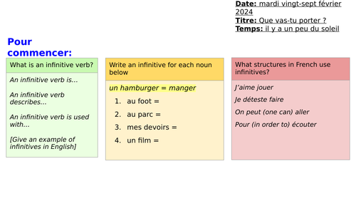 Future tense French | Teaching Resources