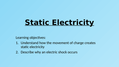 Static Electricity - PhET Class Discussion | Teaching Resources